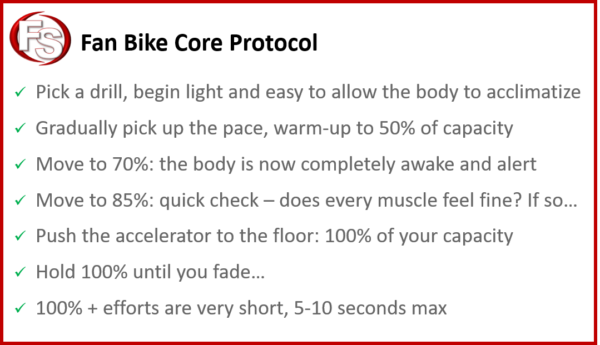 Fan Bike Protocols | Functional Strength
